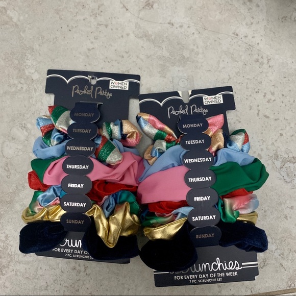 Packed Party | Accessories | Packed Party Days Of The Week Scrunchie ...